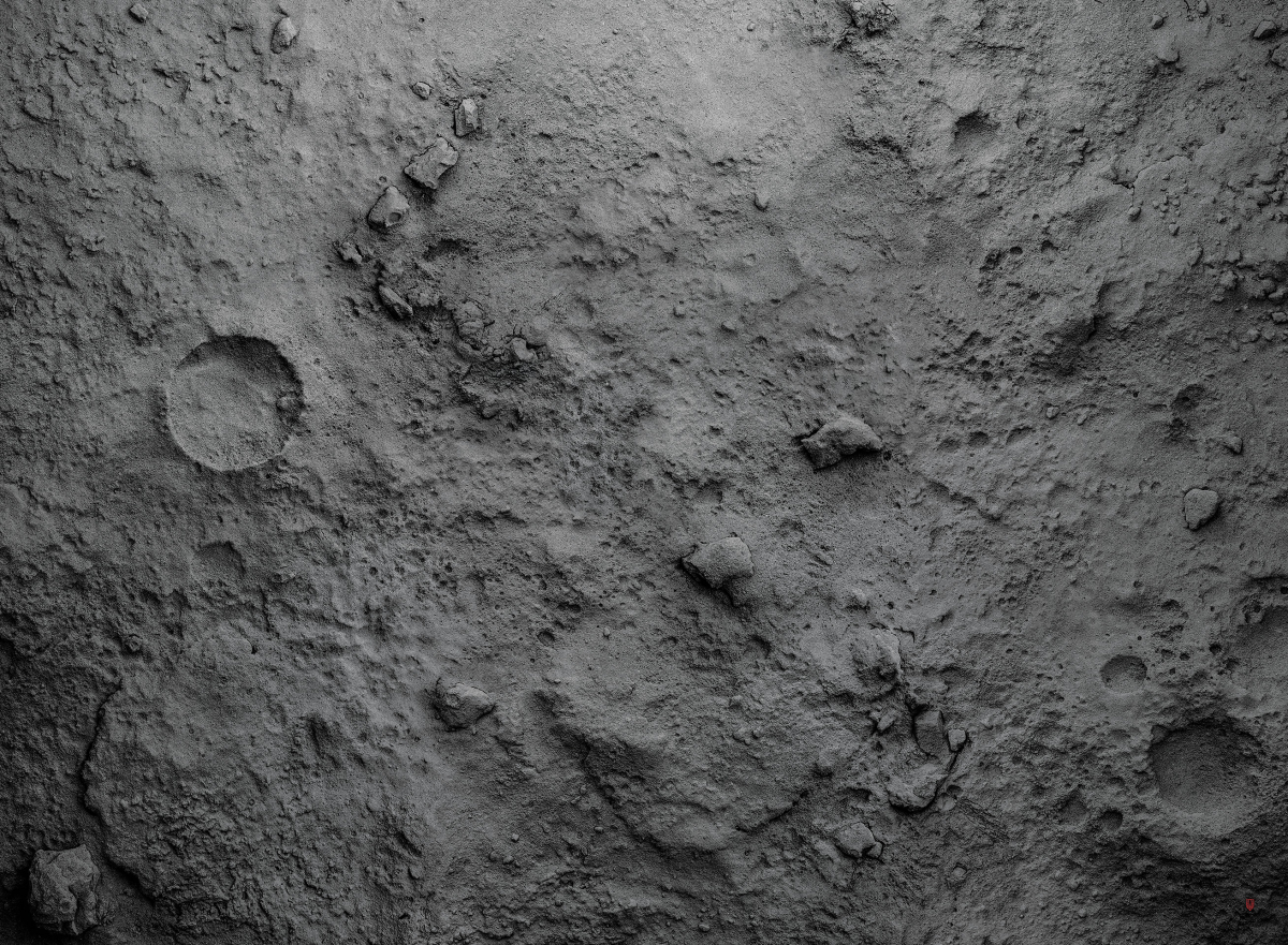 Ashen Moon 44"x60" von Kraken