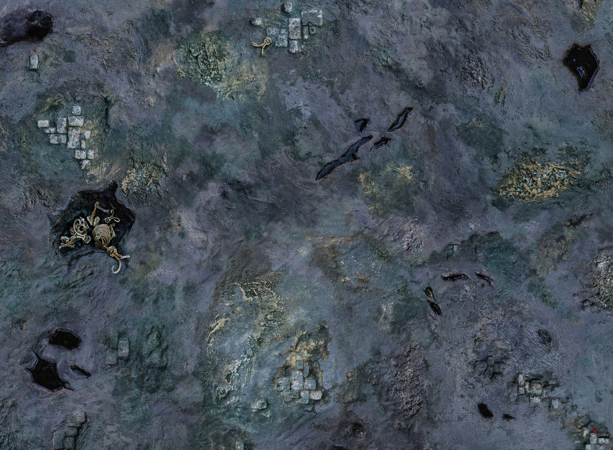 Caves 44"x60" von Kraken