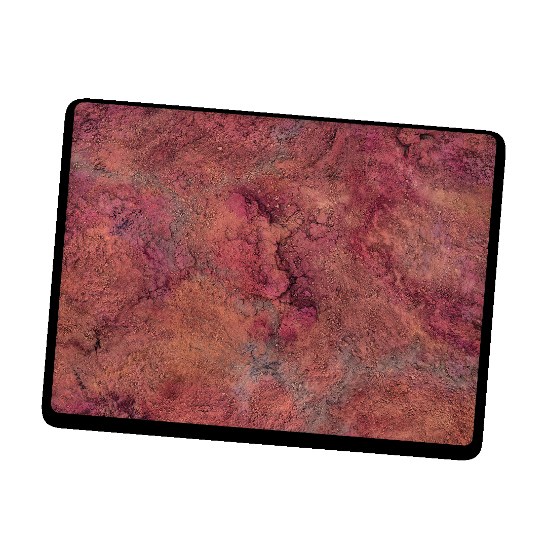 Scarlet Planet 44"x60" von Kraken