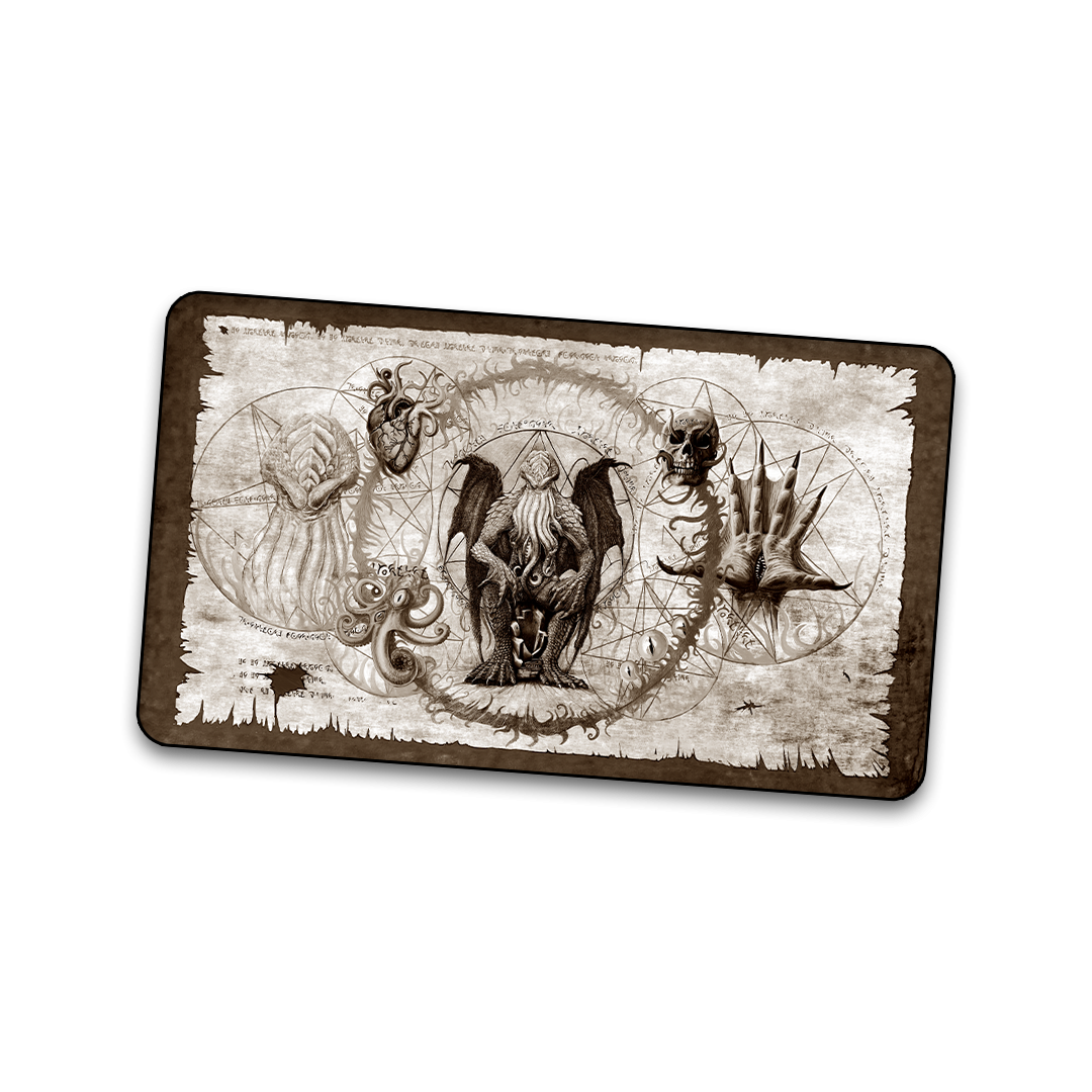 TCG Cthulhu Scroll Sepia stitched by Kraken