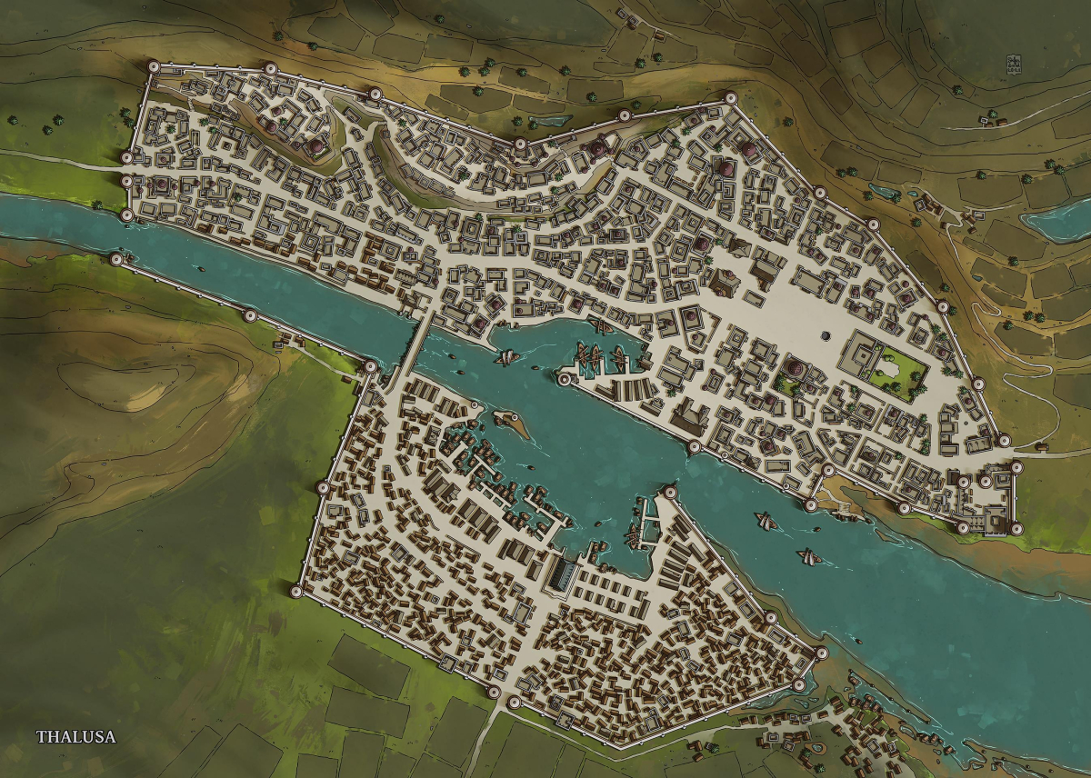Spielmatte Thalusa made by Kraken