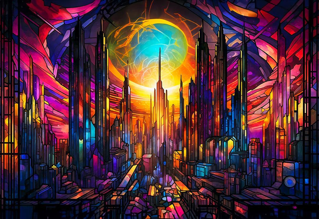 Cyberpunk Glass by Kraken