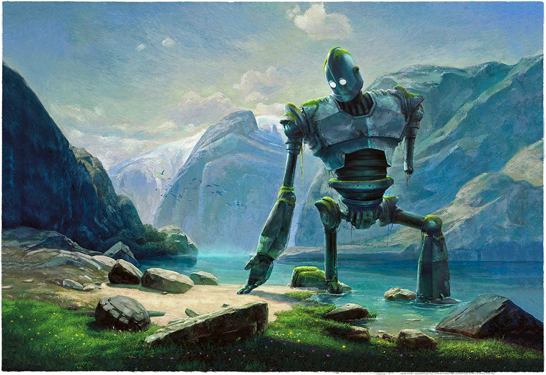Canvas Iron Giant 90x60 cm by Kraken