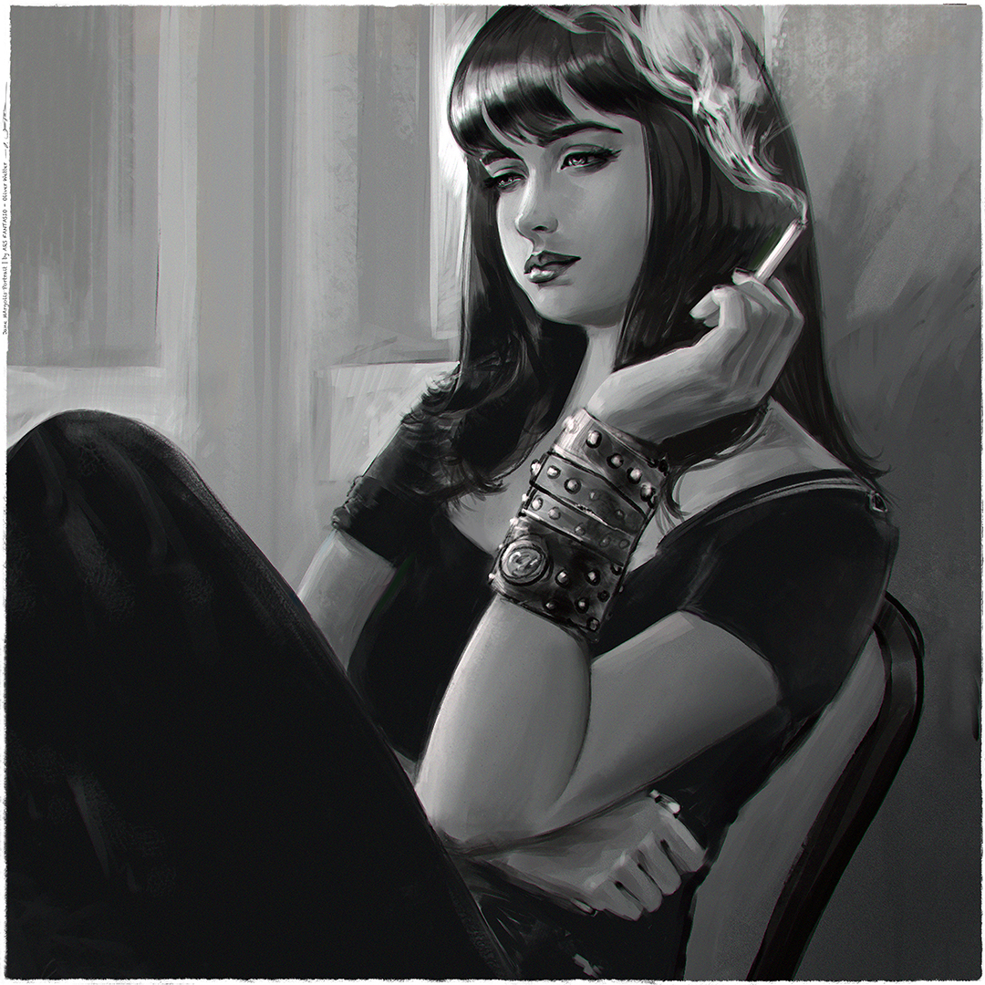 Canvas Jane 50x50 cm by Kraken, Art by Ars Fantasio