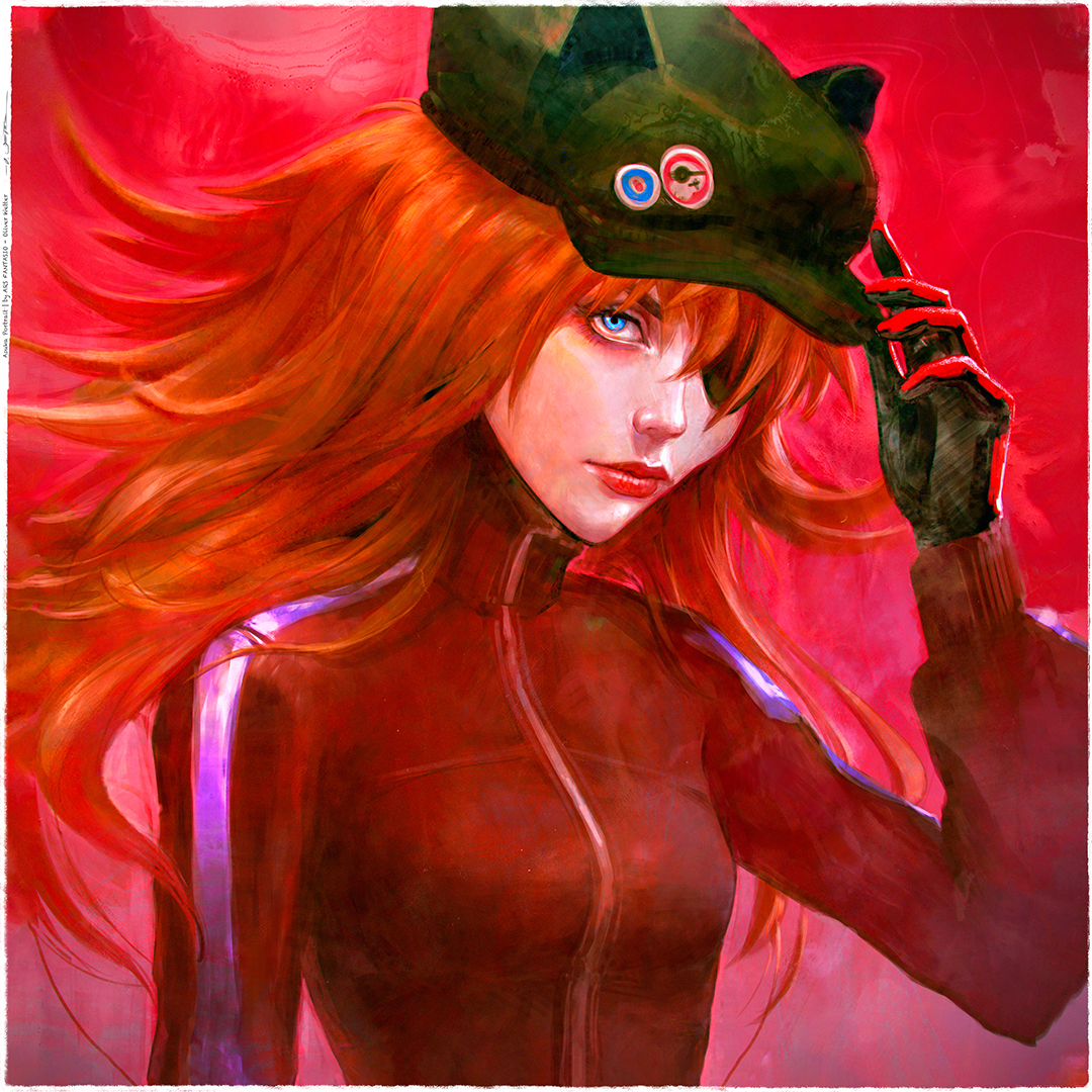 Canvas Asuka 50x50 cm by Kraken