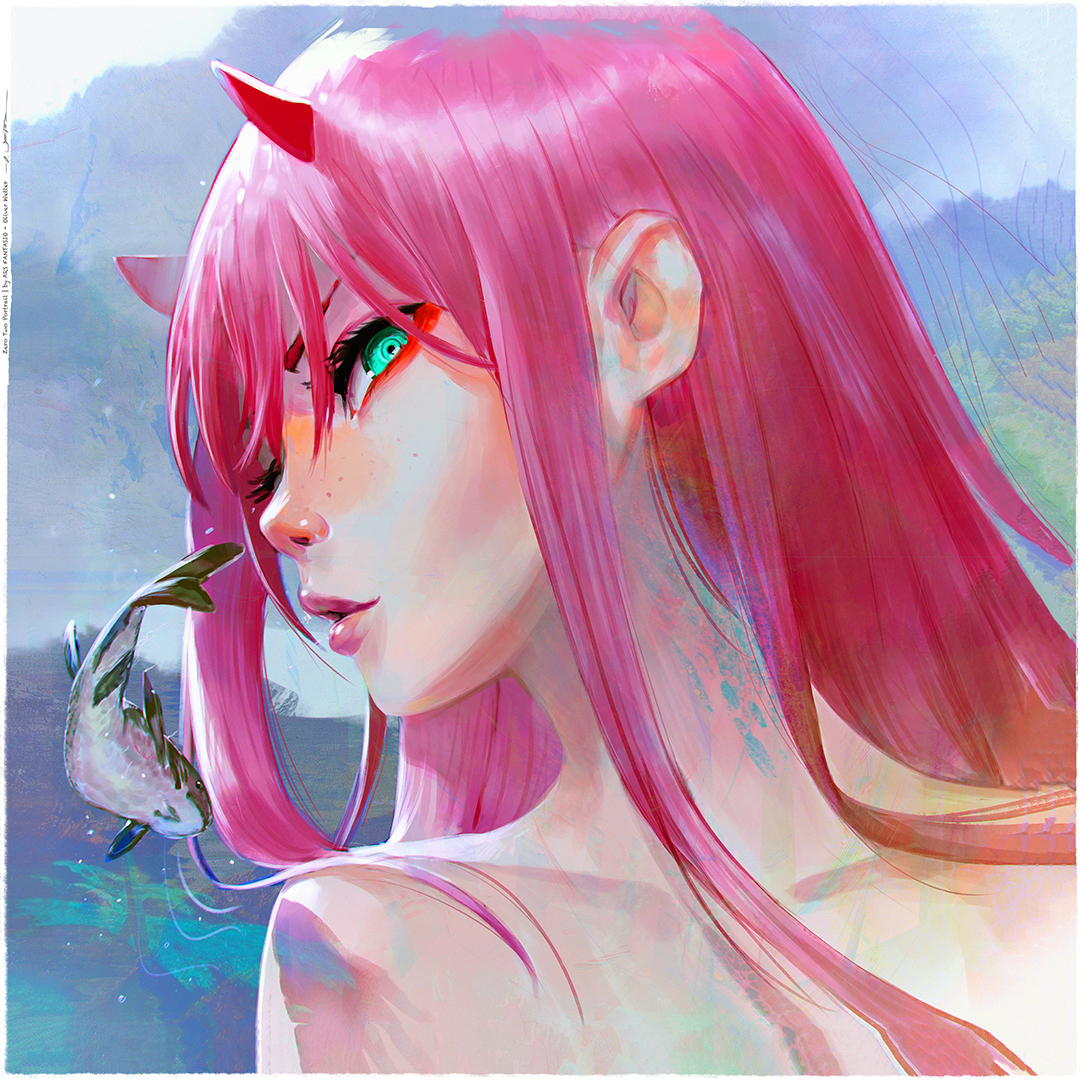Canvas Zero Two 50x50 cm by Kraken