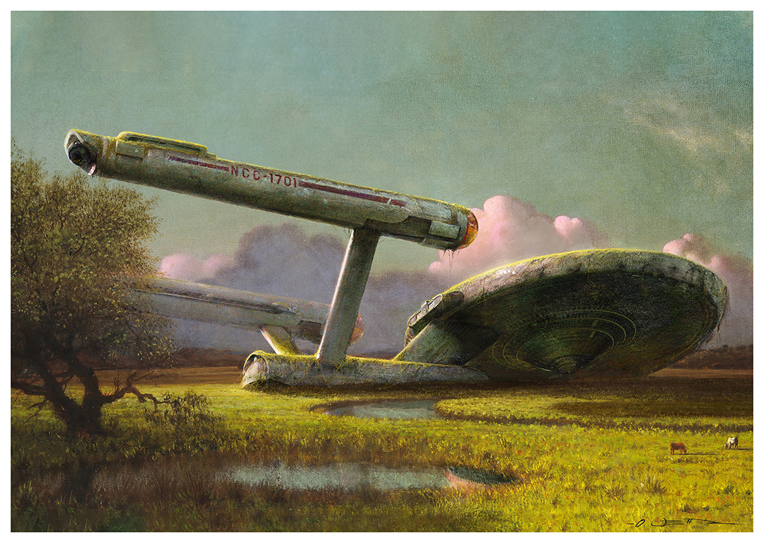 Enterprise - Poster A3 von Kraken