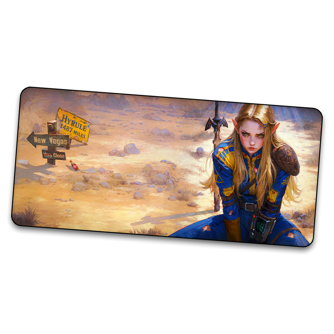 Fallout Zelda - Gamer Mousepad by Kraken