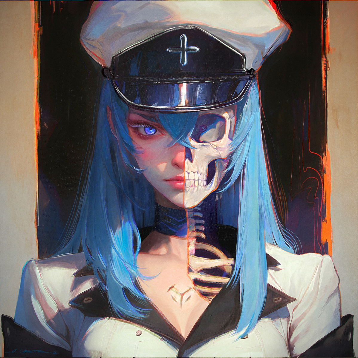 Canvas Spoiler Esdeath 50x50 cm by Kraken