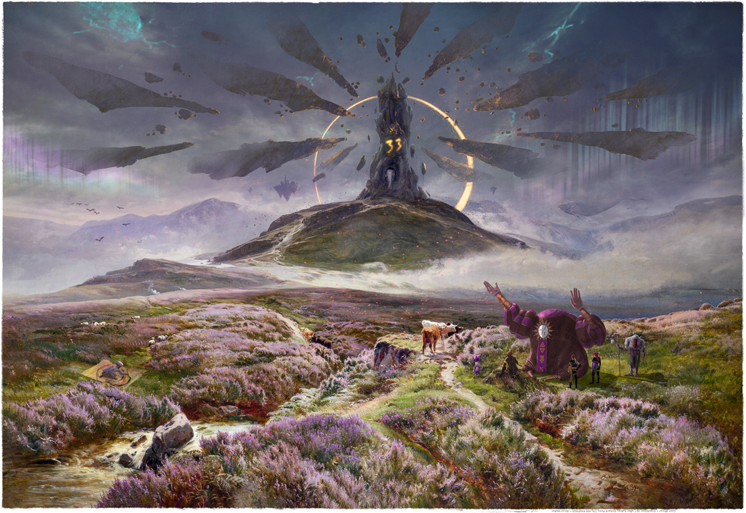 Leinwand Claire Obscure 90x60 cm von Kraken