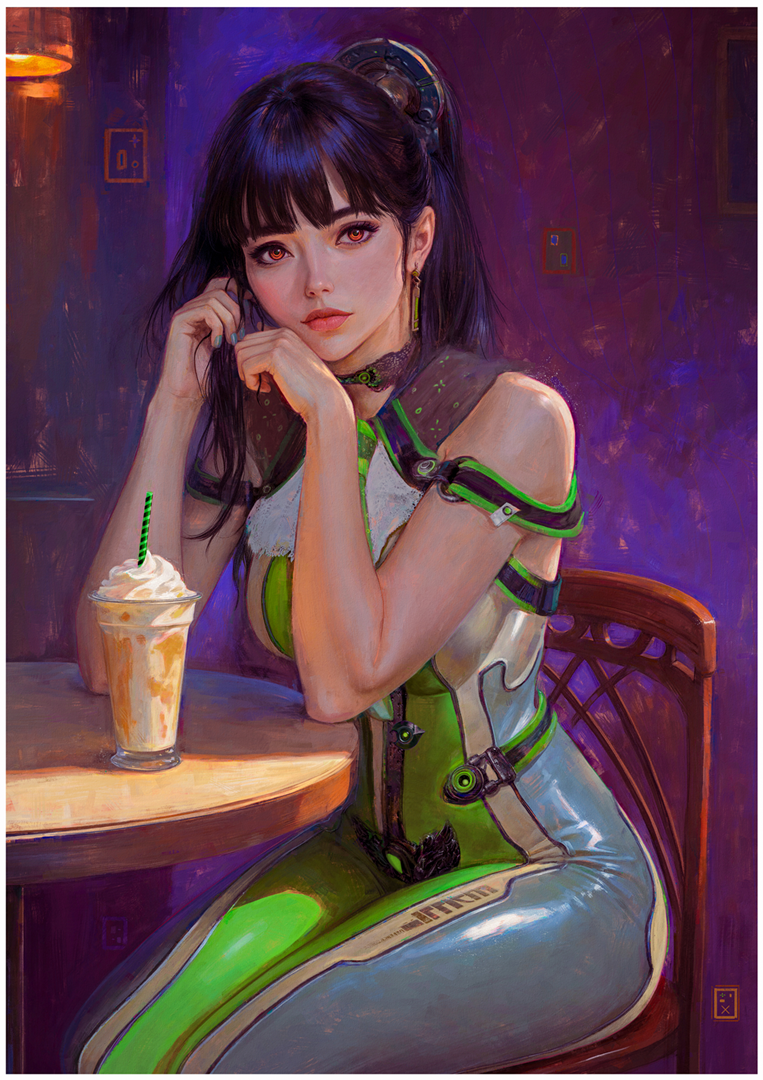 Eve Milkshake - Poster A2 von Kraken